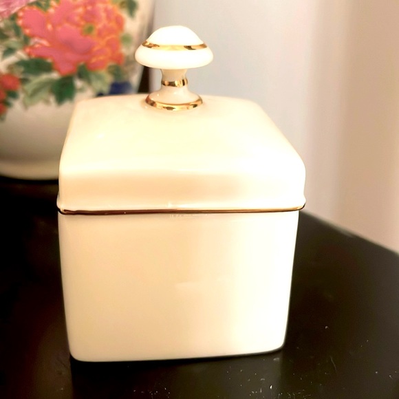 Lenox | Storage & Organization | Vintage Lenox Ring Holder Box With ...